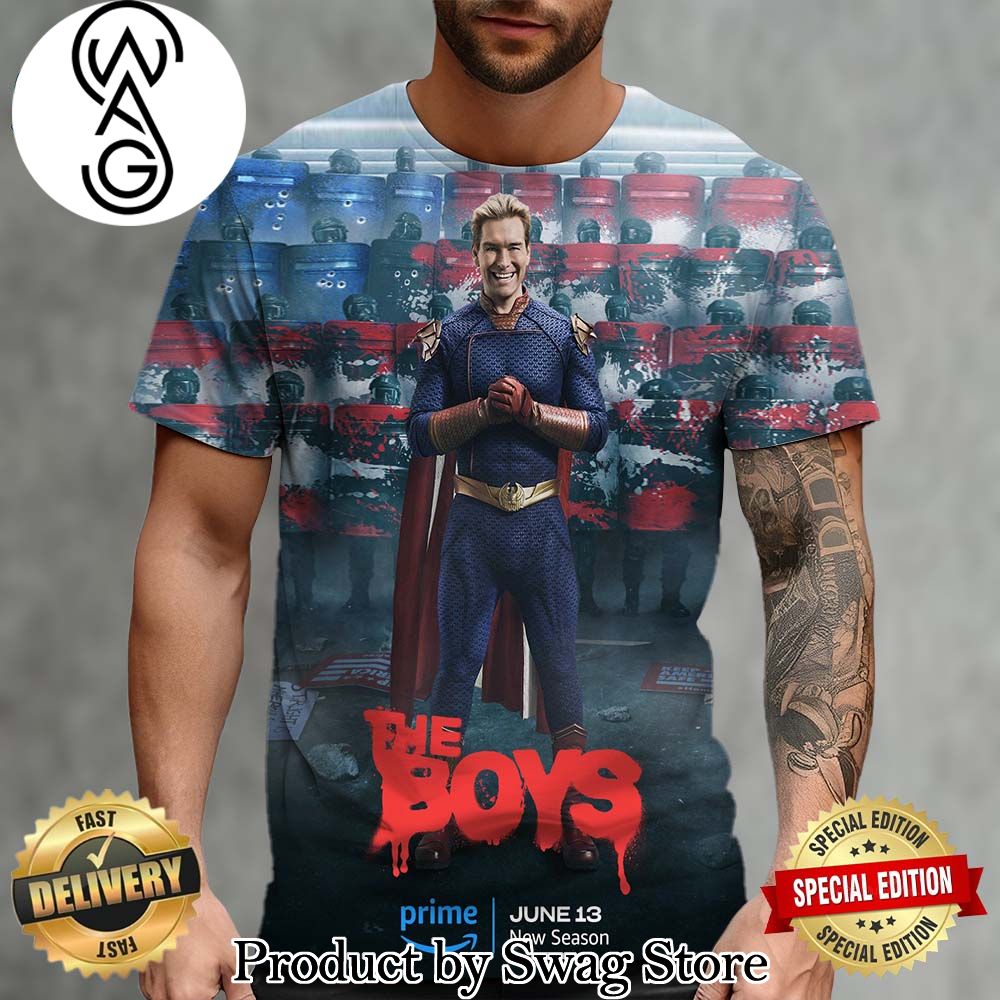 Official New Poster For The Boys Season 4 Homelander Premieres June 13 ...