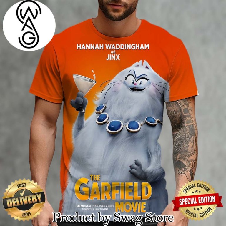 Official Poster Hannah Waddingham As Jinx The Garfield Movie 2024 ...